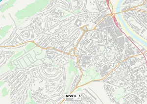 NP - Newport (Postcode Sector Maps) (Map Marketing)