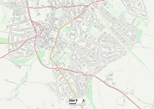 SG - Stevenage (Postcode Sector Maps) (Map Marketing)