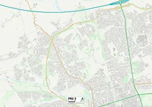 PR - Preston (Postcode Sector Maps) (Map Marketing)