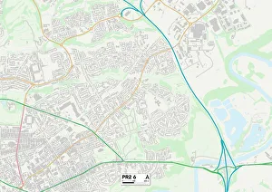 PR - Preston (Postcode Sector Maps) (Map Marketing)