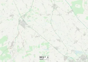 NN - Northampton (Postcode Sector Maps) (Map Marketing)