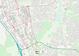 SG - Stevenage (Postcode Sector Maps) (Map Marketing)