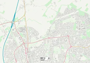 SG - Stevenage (Postcode Sector Maps) (Map Marketing)