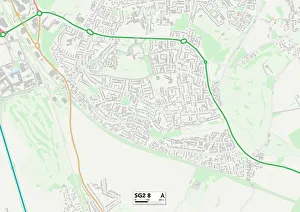 SG - Stevenage (Postcode Sector Maps) (Map Marketing)