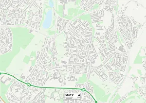 SG - Stevenage (Postcode Sector Maps) (Map Marketing)