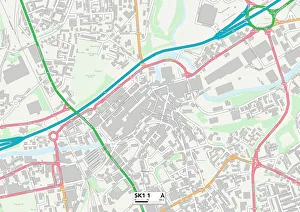 SK - Stockport (Postcode Sector Maps) (Map Marketing)