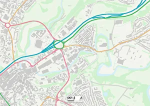 SK - Stockport (Postcode Sector Maps) (Map Marketing)