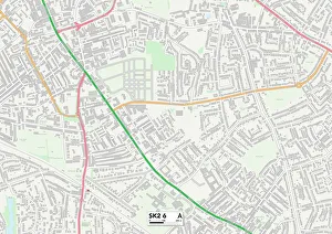 SK - Stockport (Postcode Sector Maps) (Map Marketing)