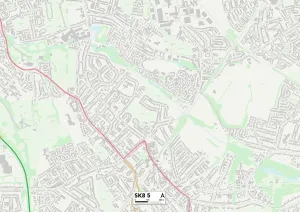 SK - Stockport (Postcode Sector Maps) (Map Marketing)