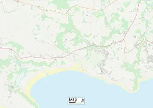 SA - Swansea (Postcode Sector Maps) (Map Marketing)