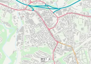 SK - Stockport (Postcode Sector Maps) (Map Marketing)