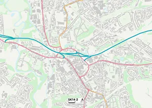 SK - Stockport (Postcode Sector Maps) (Map Marketing)