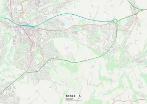 SK - Stockport (Postcode Sector Maps) (Map Marketing)