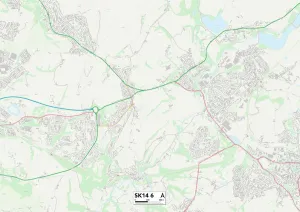 SK - Stockport (Postcode Sector Maps) (Map Marketing)