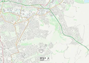 SK - Stockport (Postcode Sector Maps) (Map Marketing)