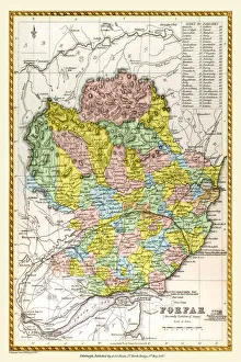 Old County Map Of Forfarshire Collection of Photo Prints and Gifts
