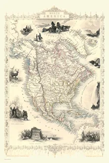 Old Map Of North America Gallery of Photo Prints and Gifts