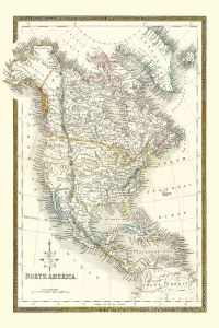 Old Map Of North America Gallery of Photo Prints and Gifts