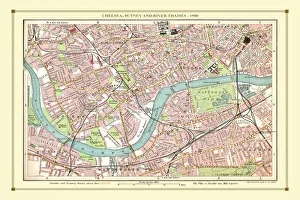 Chelsea Street Map Historic Ordnance Survey Map Of Chelsea, 1896